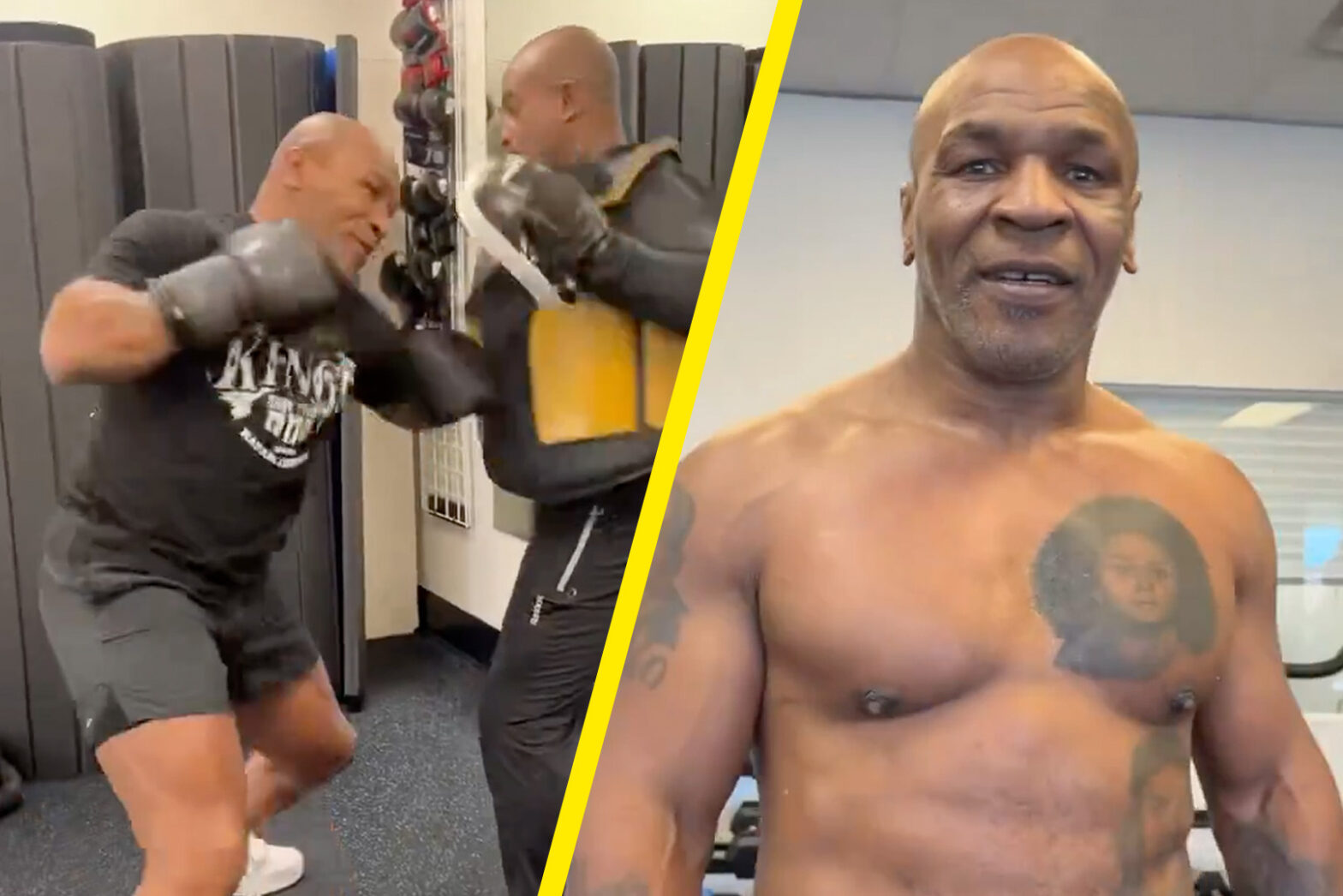 First Pictures Released Of Mike Tyson Training For Bout Against ...