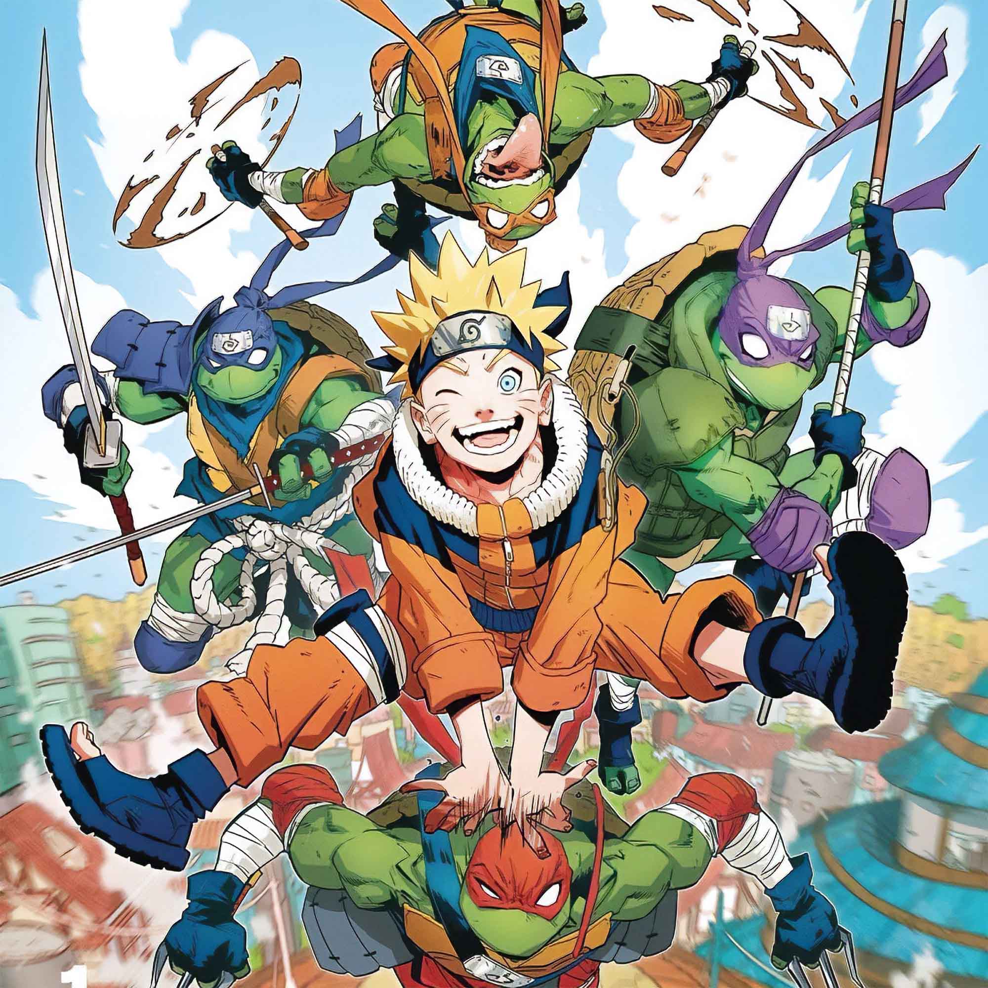 TMNT and Naruto announce epic crossover - Pubity