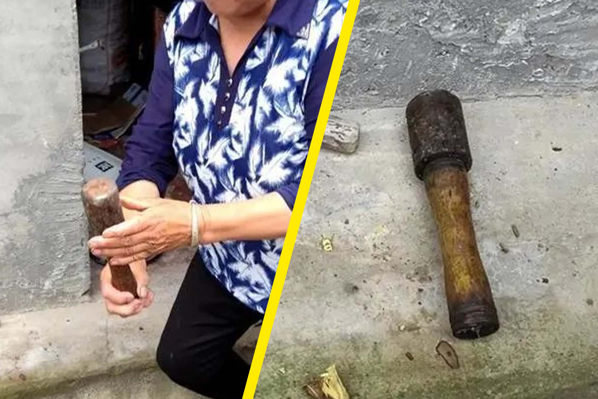 Chinese woman used grenade as hammer for 20 years - Pubity