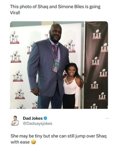 When Shaq met Olympics gold champion Simone Biles - Pubity