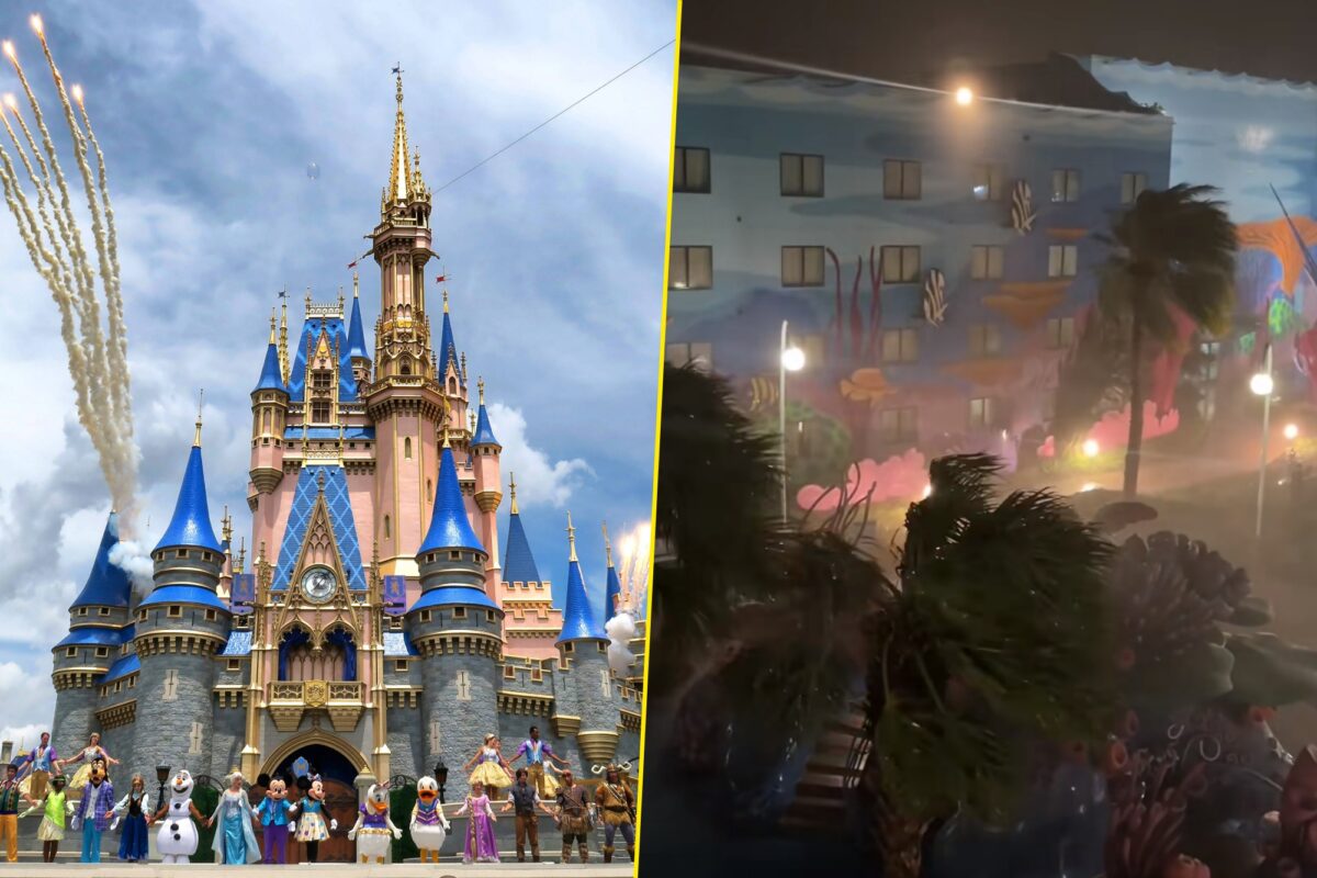 TikTok shows Hurricane Milton Walt Disney World devastation